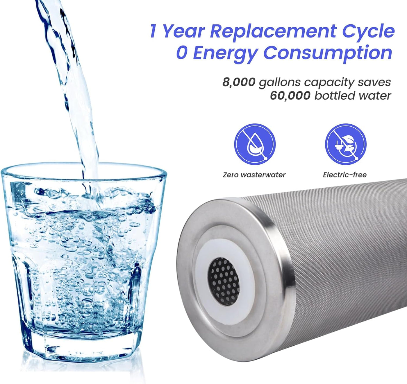 Whole House Sediment Water Filter | Long-Lasting Stainless Steel Design